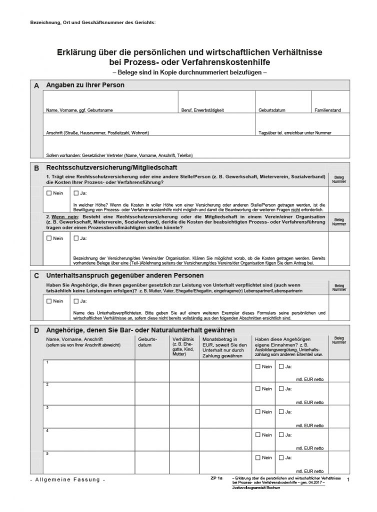 Formulare – Rechtsanwältin Giulia C. Waechtler